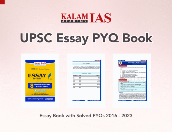 Essay PYQ Book For UPSC (Free PDF)